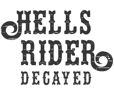 Font License for Hell’s Rider Decay - Font's so scary they're criminal