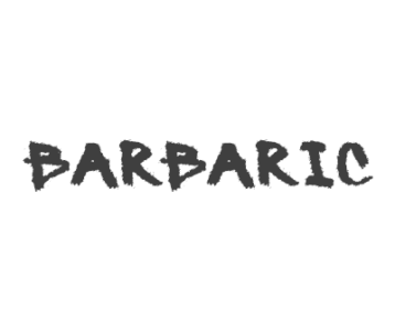 Font License for Barbaric - Font's so scary they're criminal